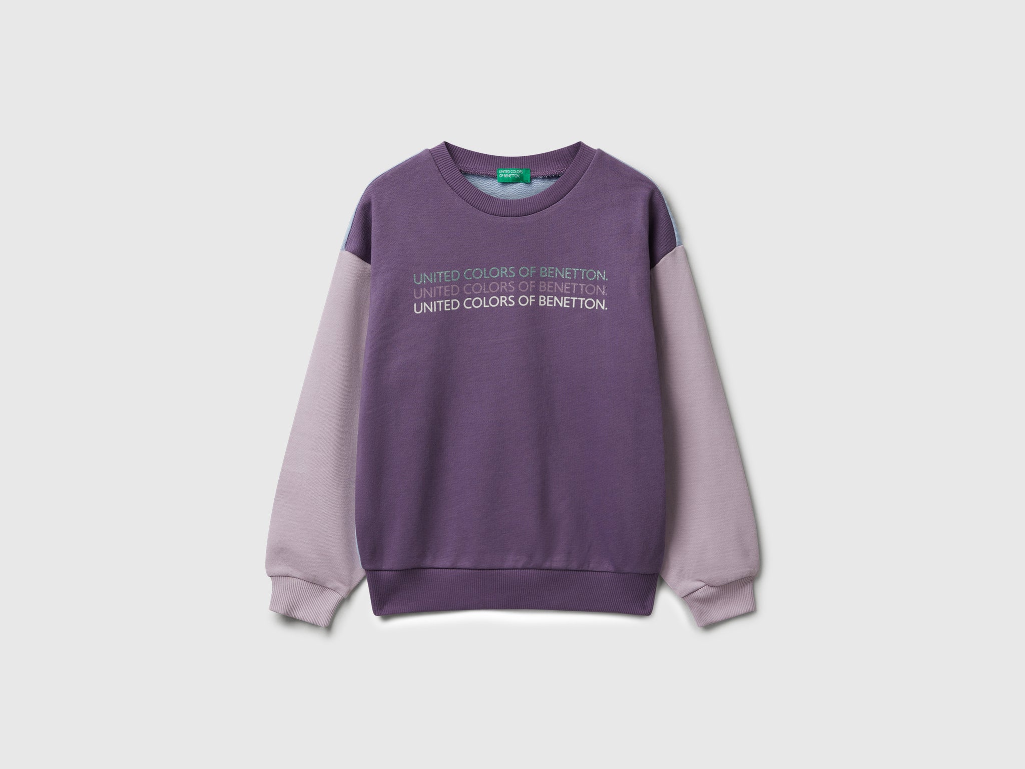 Sweat-shirt à imprimé logo pailleté