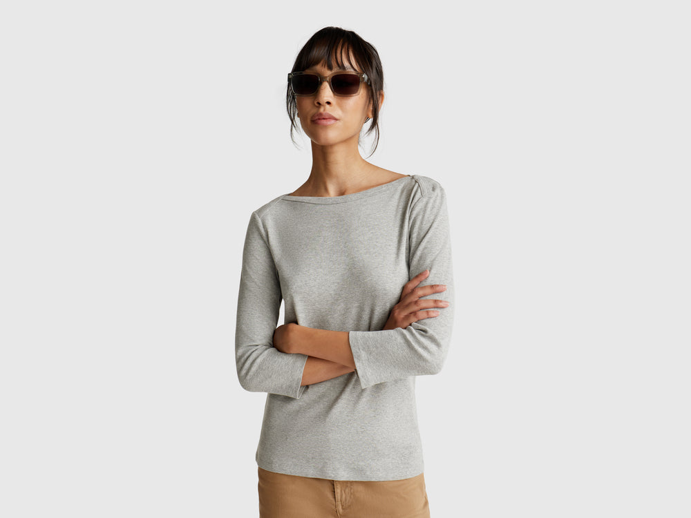 T-shirt col bateau